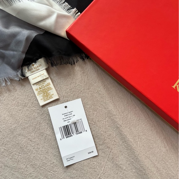 kate spade | Accessories | Nwt Kate Spade Silk Scarf Large | Poshmark